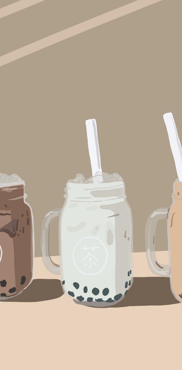 Cute Boba Wallpapers - Top Free Cute Boba Backgrounds - WallpaperAccess