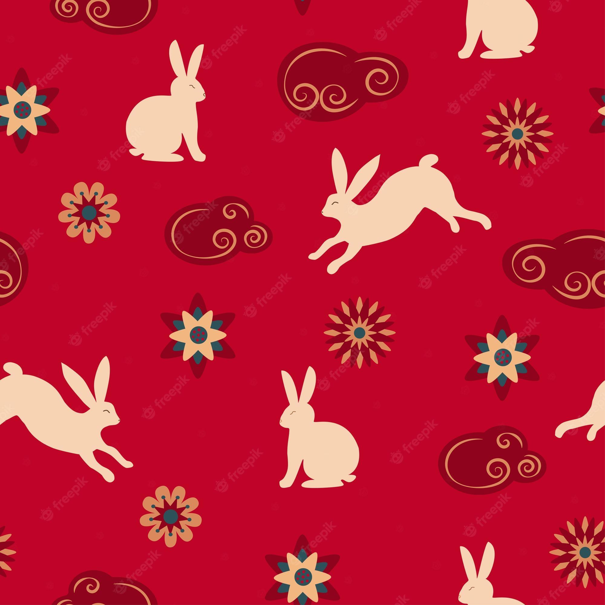 Rabbit Year Wallpapers - Top Free Rabbit Year Backgrounds - WallpaperAccess