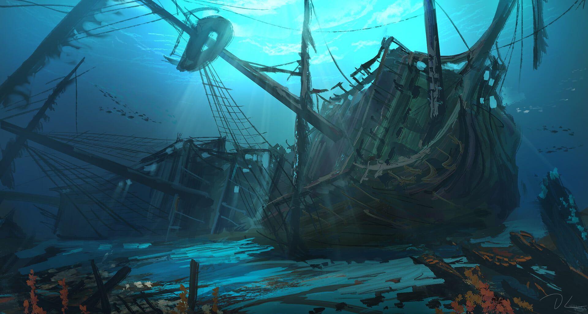 Sunken Ship Wallpapers - Top Free Sunken Ship Backgrounds - WallpaperAccess
