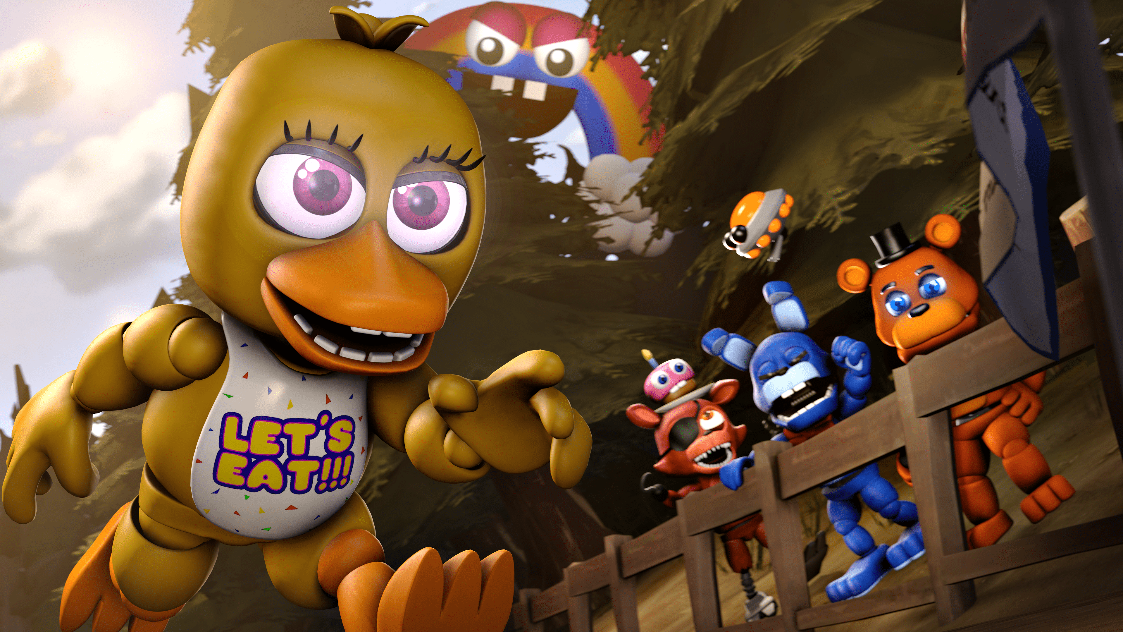 FNAF World Wallpapers - Top Free FNAF World Backgrounds - WallpaperAccess
