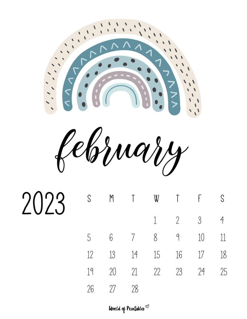 February 2023 Calendar Wallpapers - Top Free February 2023 Calendar ...