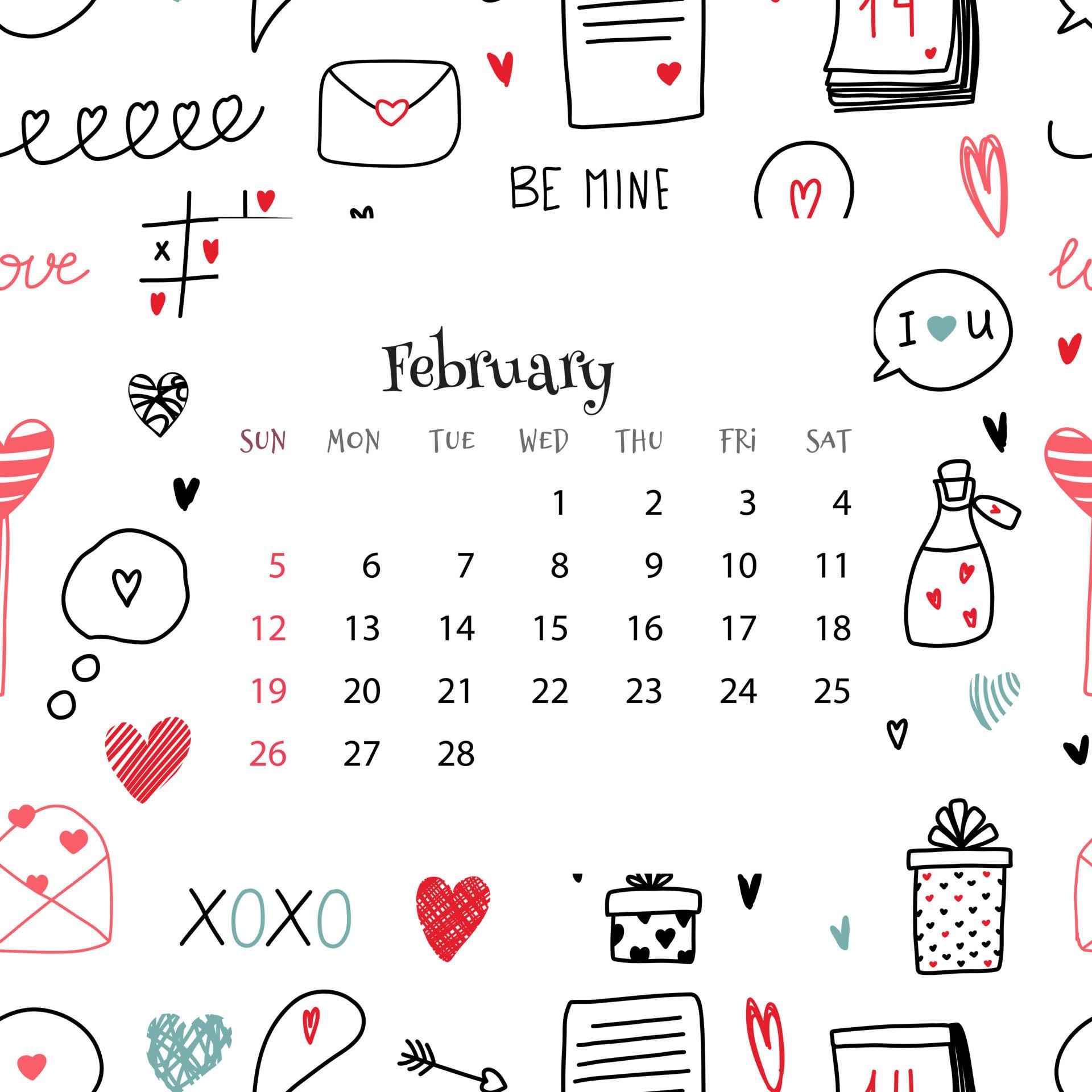 February 2023 Calendar Wallpapers - Top Free February 2023 Calendar ...