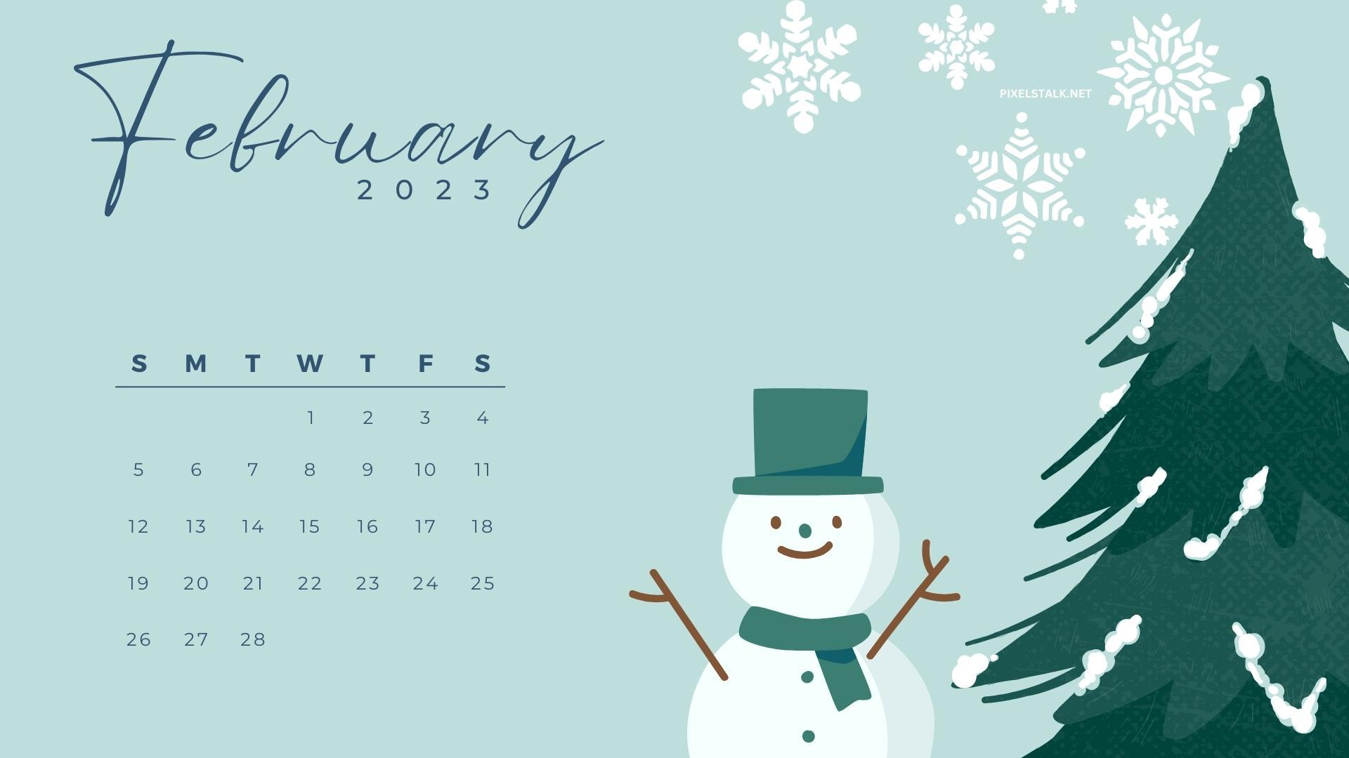 February 2023 Calendar Wallpapers - Top Free February 2023 Calendar ...
