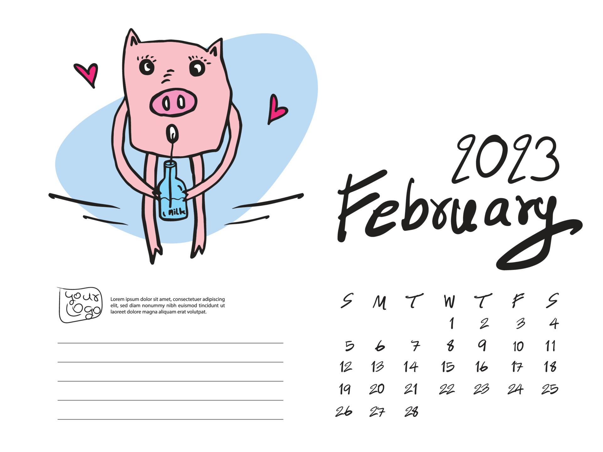 February 2023 Calendar Wallpapers - Top Free February 2023 Calendar ...