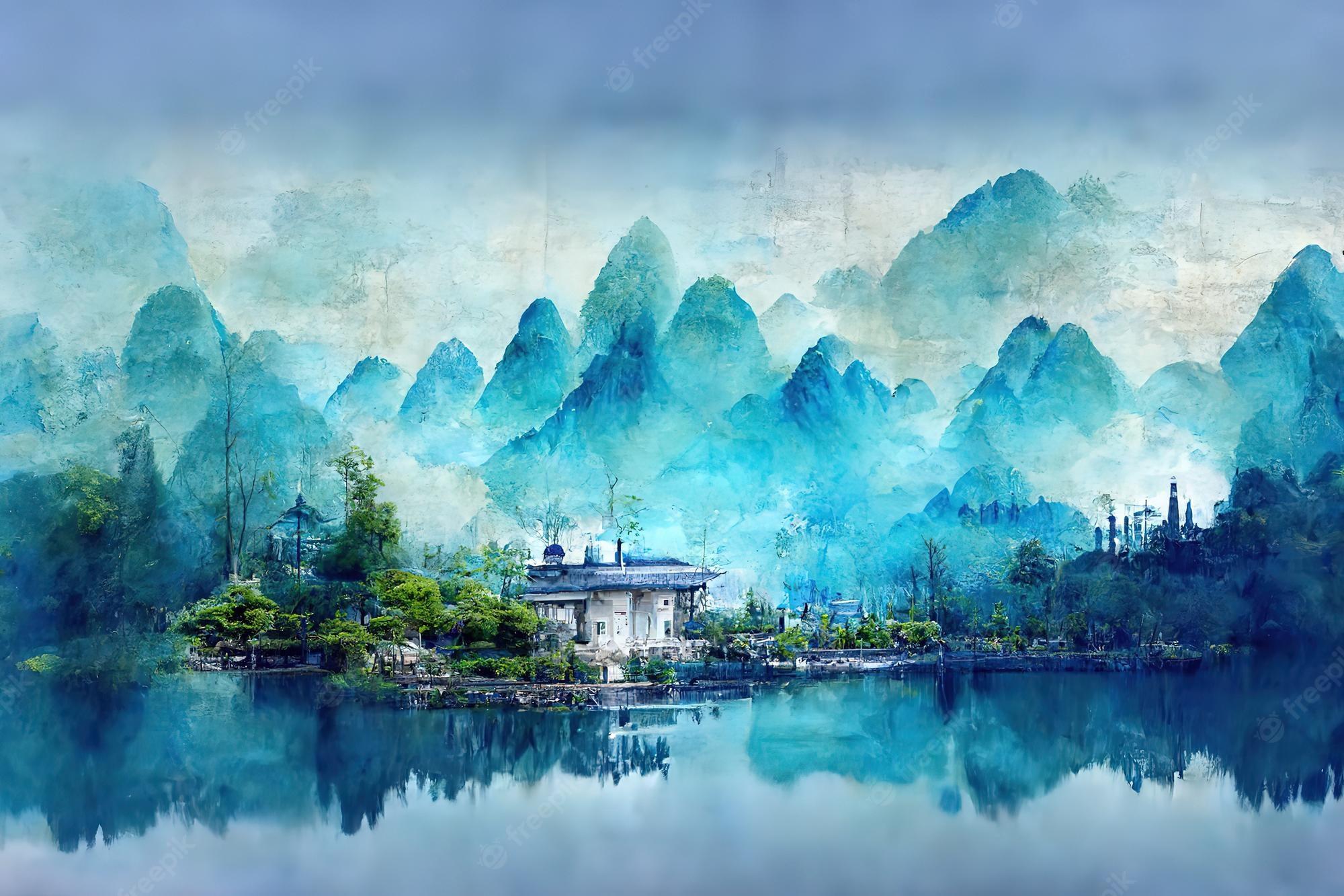 Watercolor Scenery Wallpapers - Top Free Watercolor Scenery Backgrounds ...