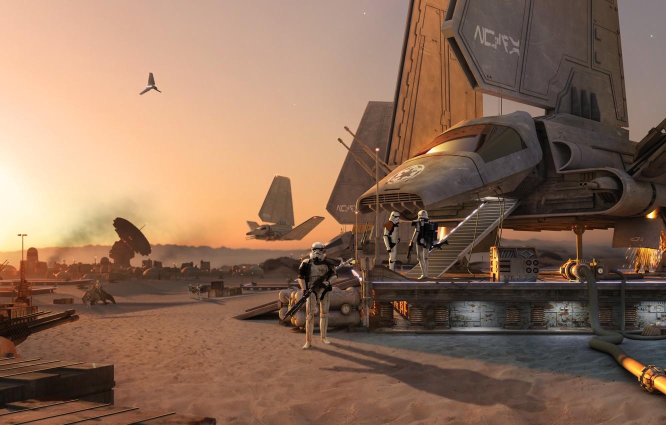 Star Wars Desert Wallpapers - Top Free Star Wars Desert Backgrounds ...