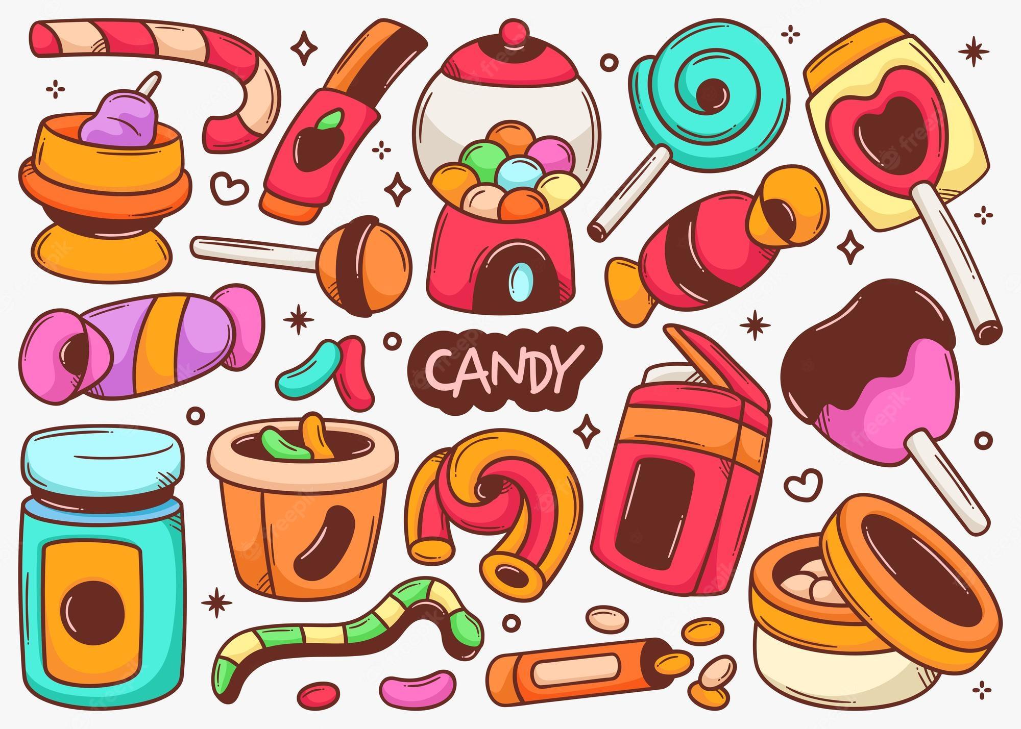 Cartoon Candy Wallpapers - Top Free Cartoon Candy Backgrounds ...