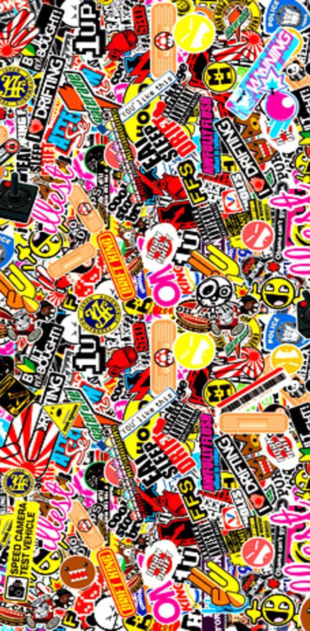 Sticker Bomb Phone Wallpapers - Top Free Sticker Bomb Phone Backgrounds ...