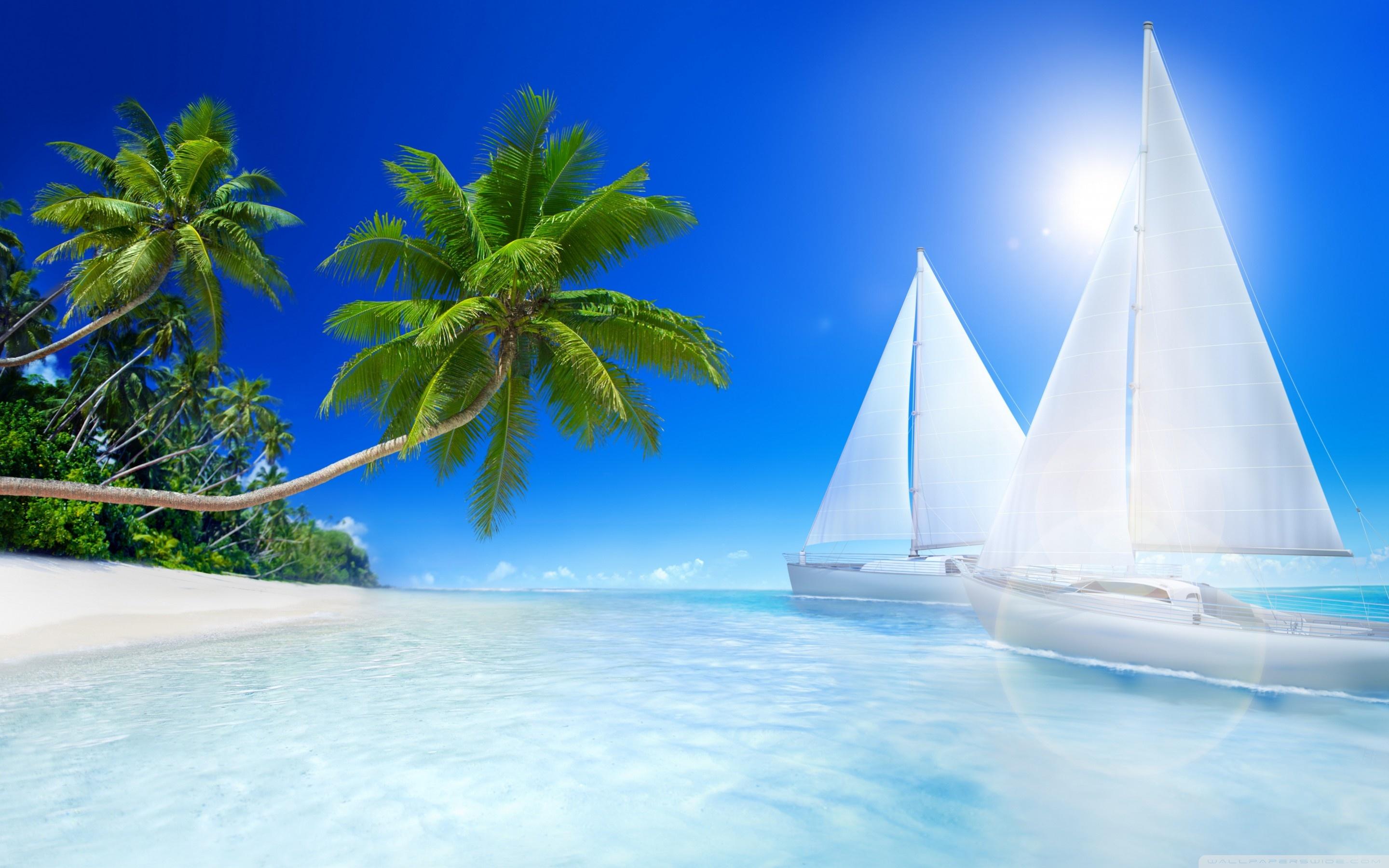 Tropical Beach Paradise Wallpapers - Top Free Tropical Beach Paradise ...