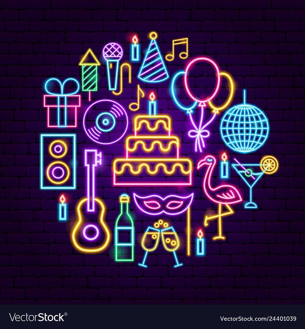 Neon Birthday Wallpapers - Top Free Neon Birthday Backgrounds ...