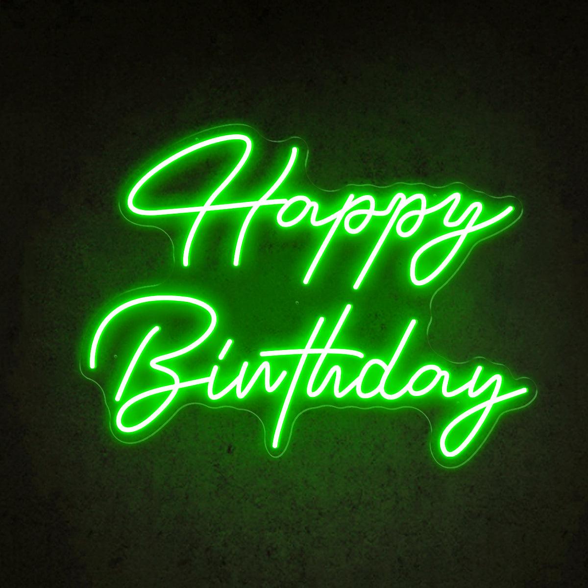 Neon Birthday Wallpapers - Top Free Neon Birthday Backgrounds ...