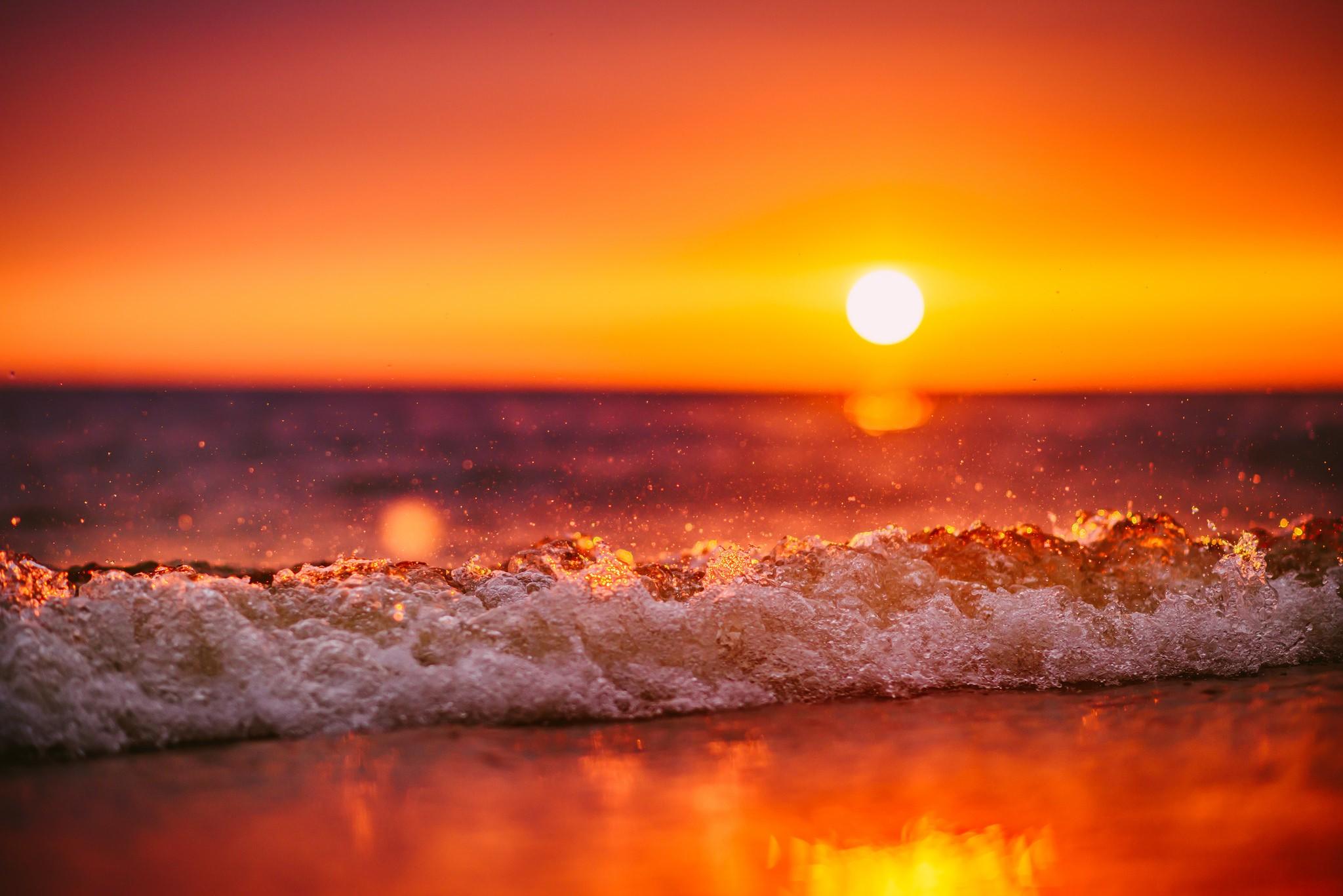 Orange Ocean Wallpapers - Top Free Orange Ocean Backgrounds ...