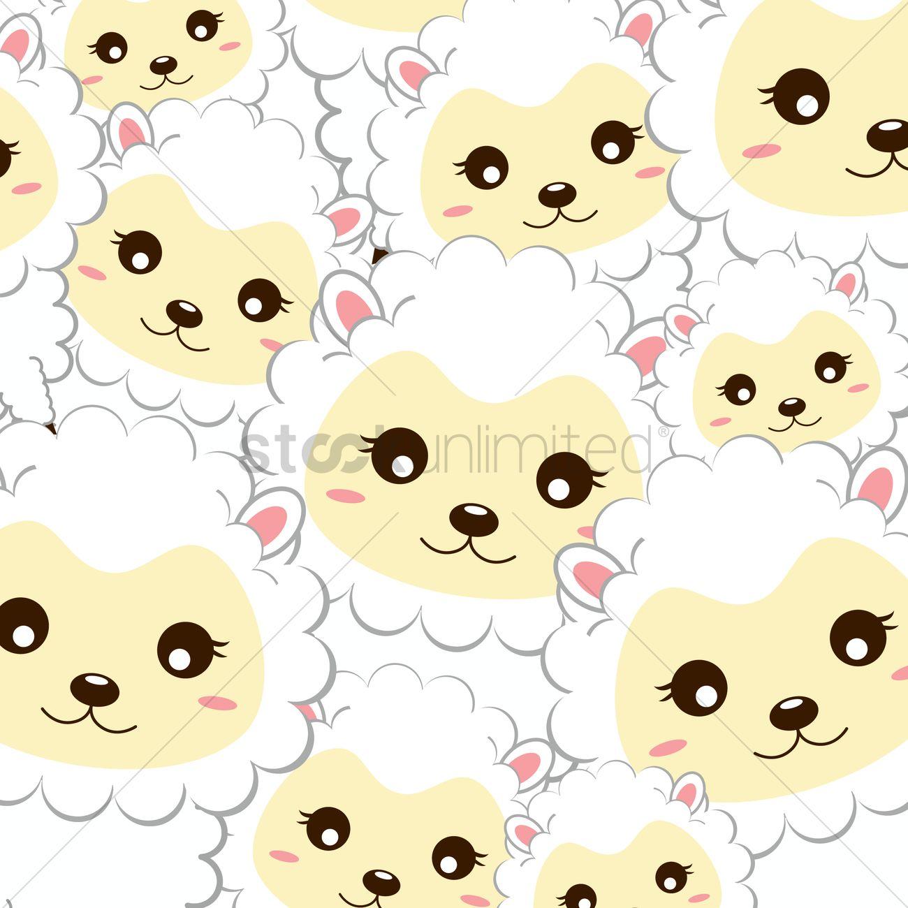 Kawaii Sheep Wallpapers - Top Free Kawaii Sheep Backgrounds - WallpaperAccess