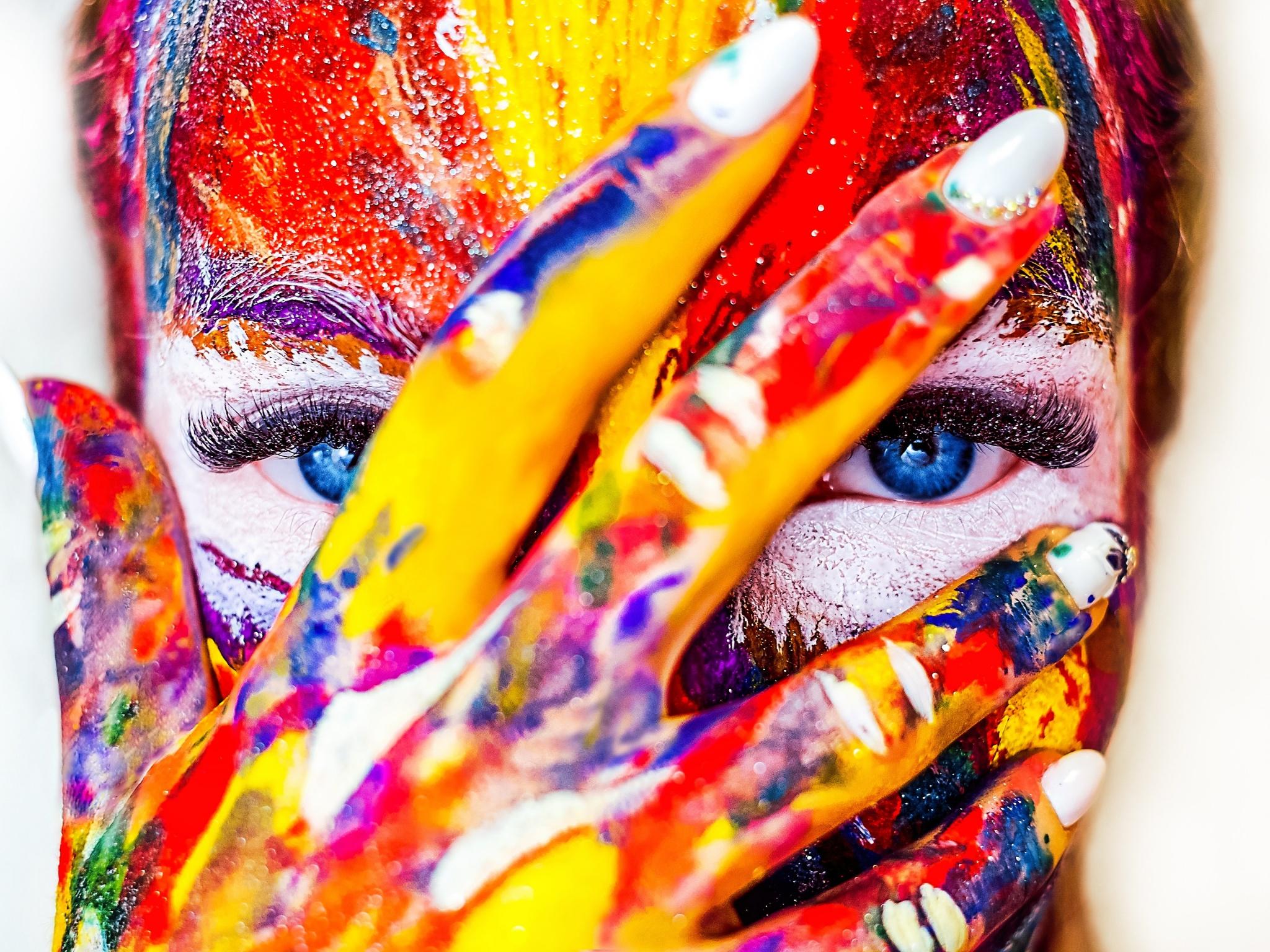 Colorful Woman Wallpapers - Top Free Colorful Woman Backgrounds ...