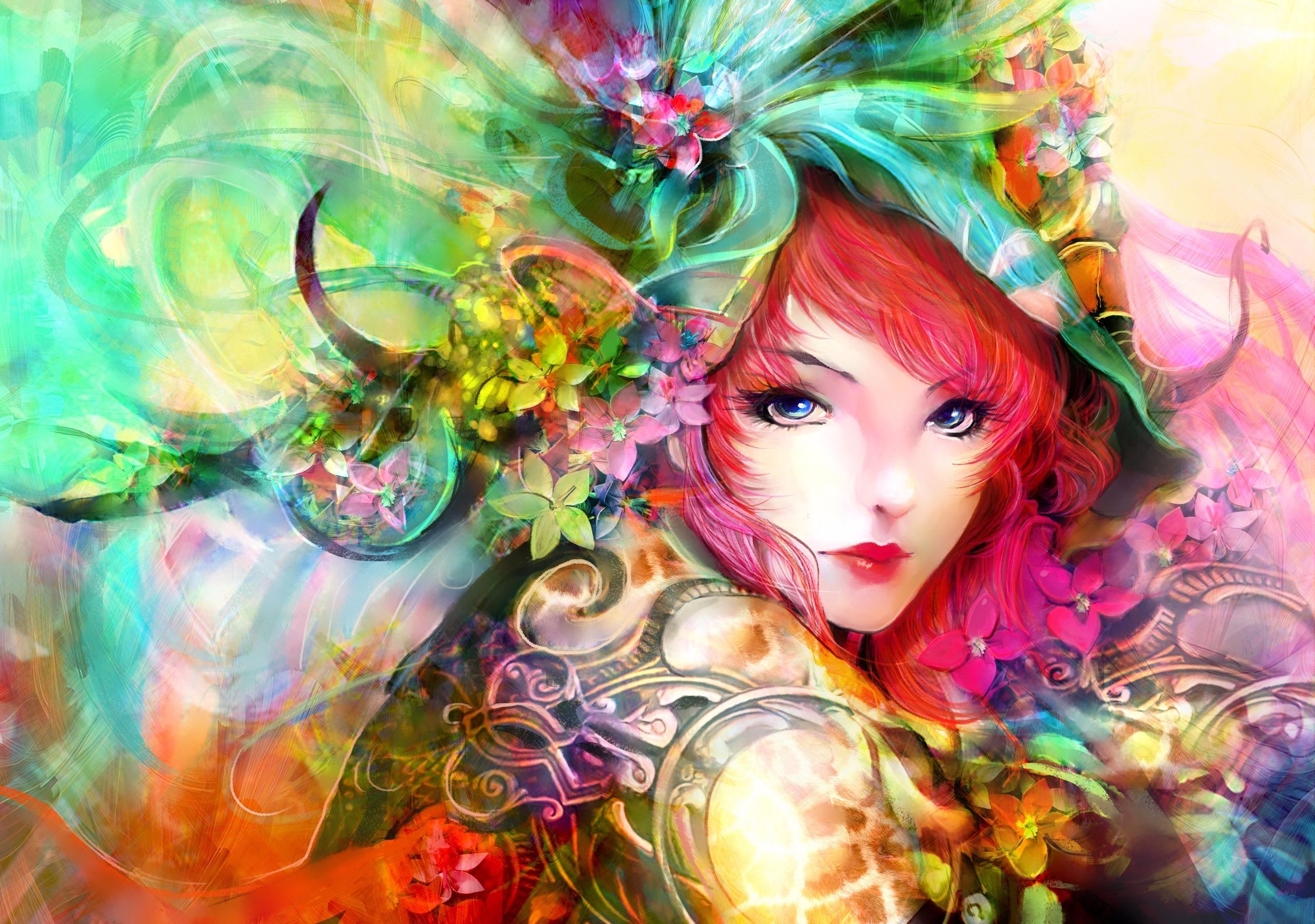 Colorful Woman Wallpapers - Top Free Colorful Woman Backgrounds ...