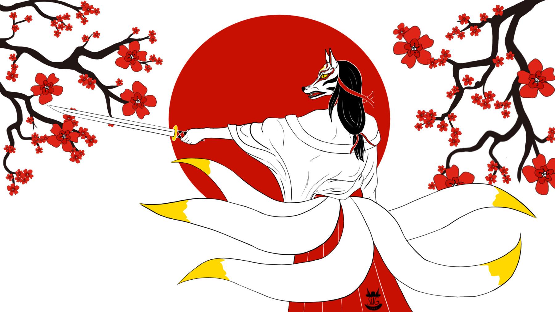 Japanese Fox Wallpapers - Top Free Japanese Fox Backgrounds ...