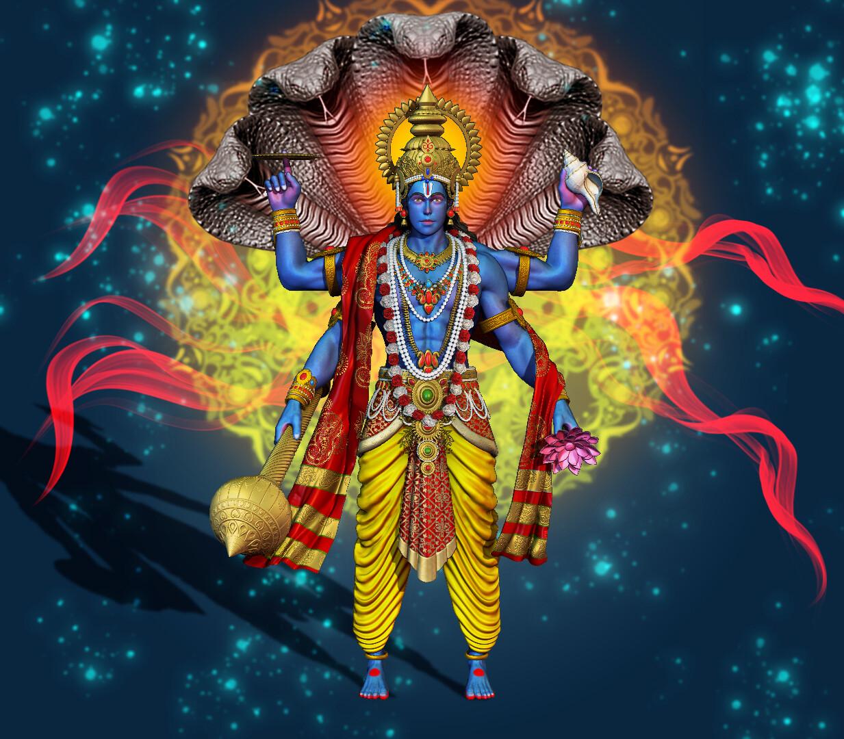 Lord Narayan Wallpapers - Top Free Lord Narayan Backgrounds ...