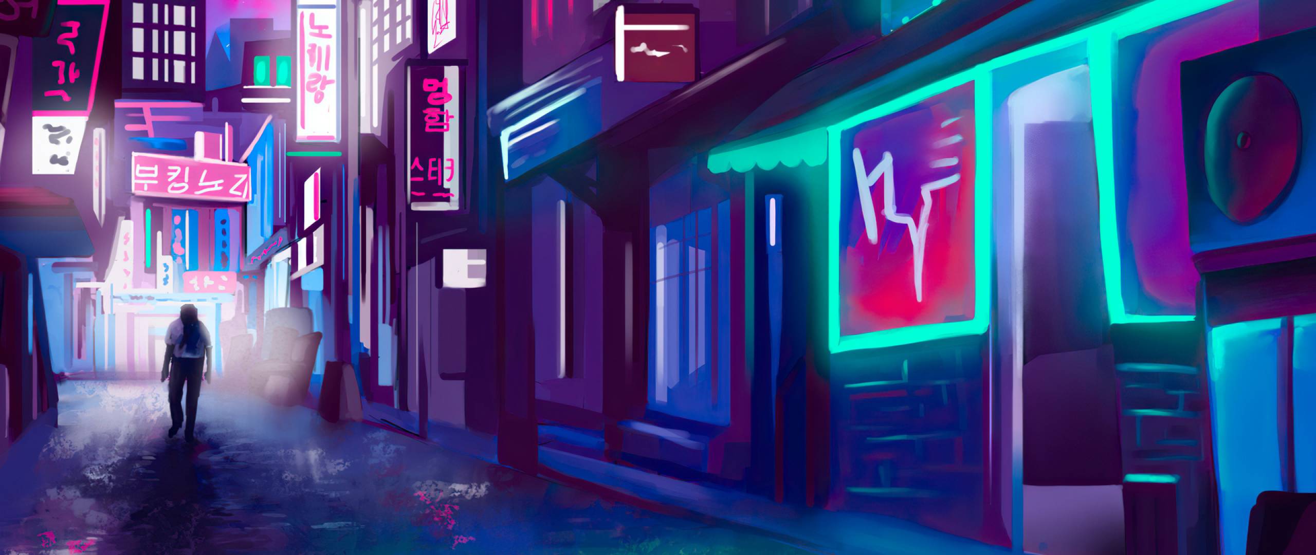 2560X1080 Neon Wallpapers - Top Free 2560X1080 Neon Backgrounds ...