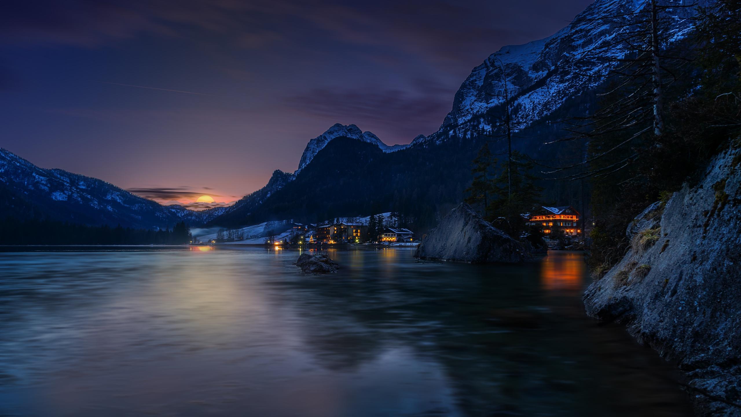 Mountain Lake at Night Wallpapers - Top Free Mountain Lake at Night ...