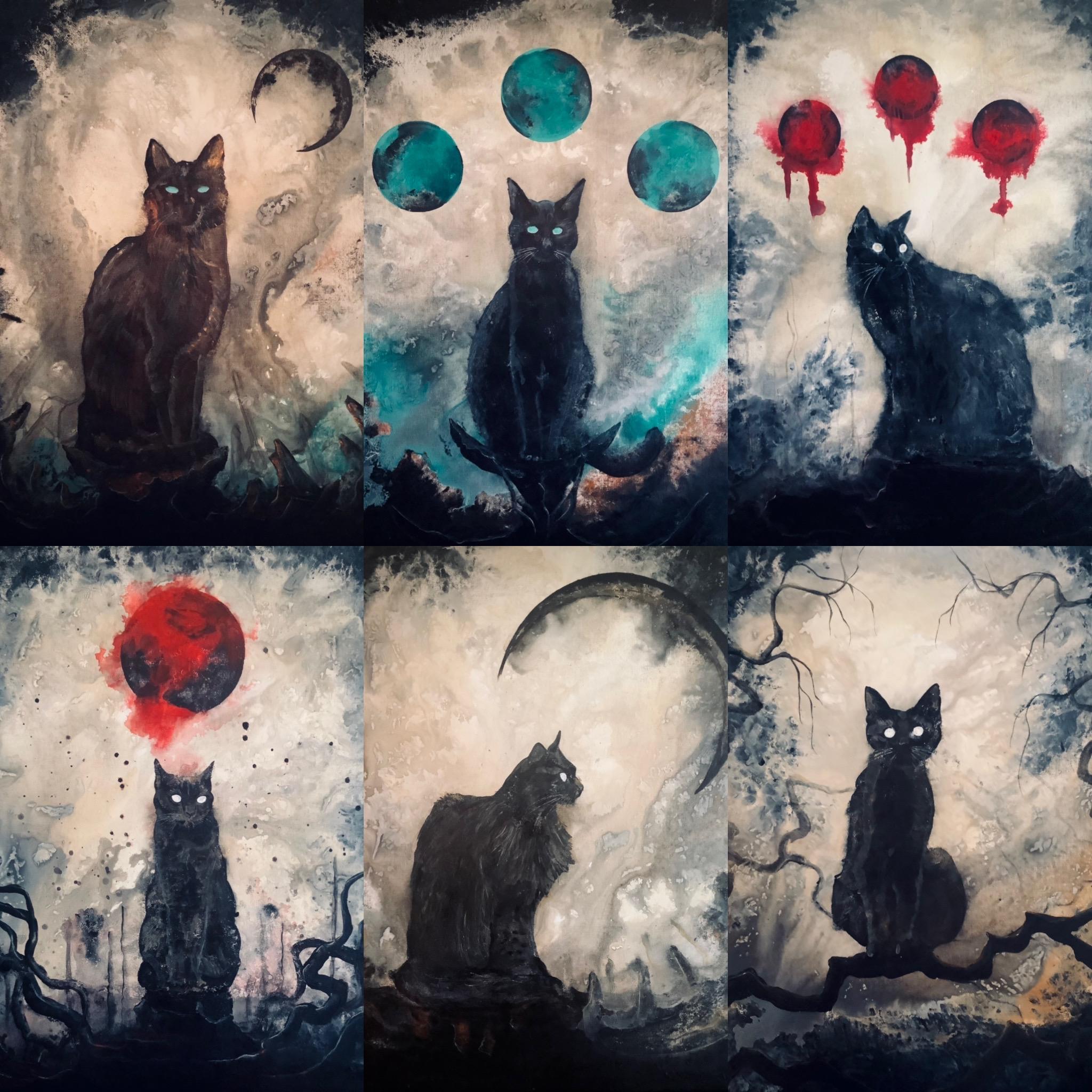 Cat Art Winter Wallpapers - Top Free Cat Art Winter Backgrounds ...