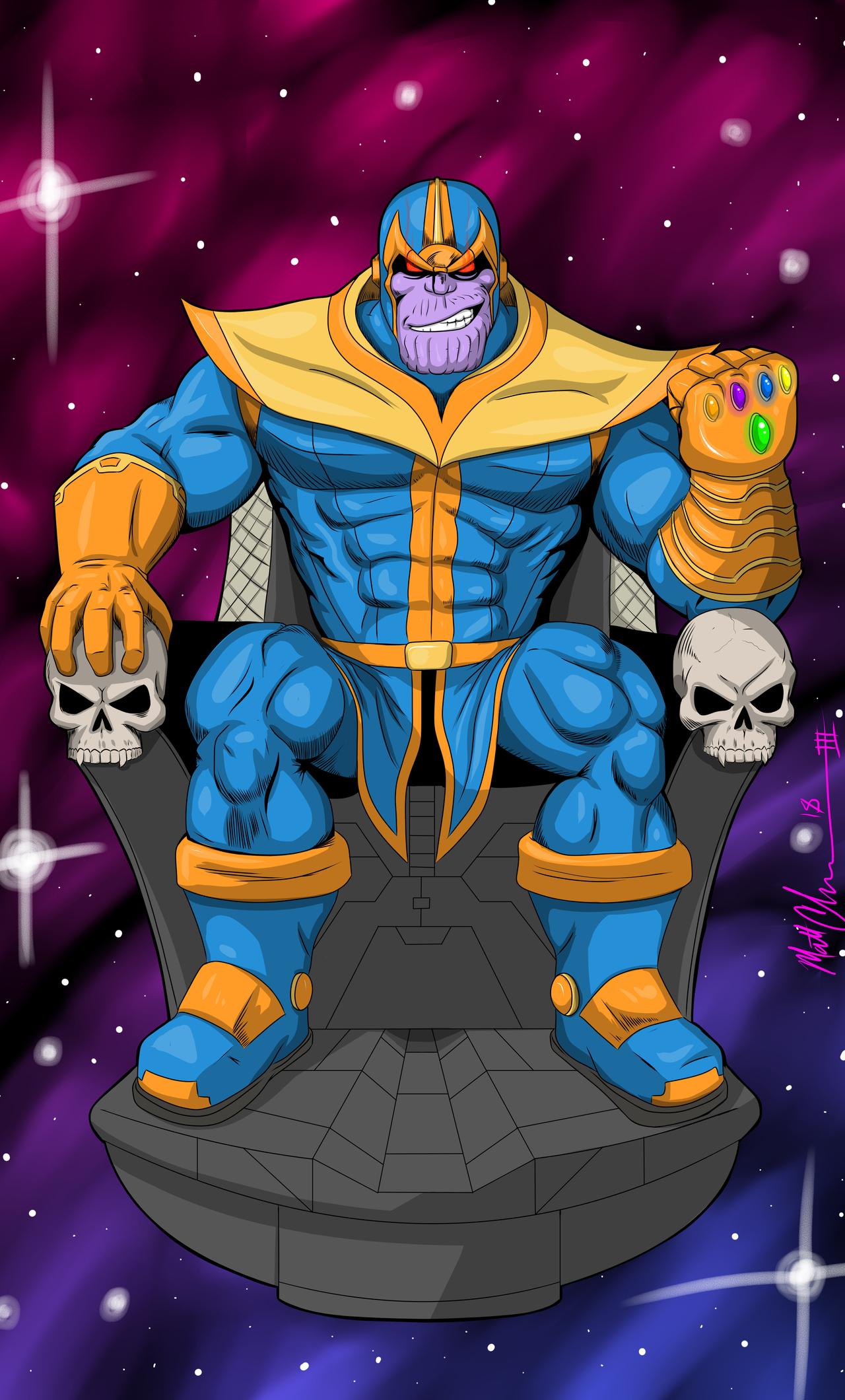 Thanos Cartoon Wallpapers - Top Free Thanos Cartoon Backgrounds ...
