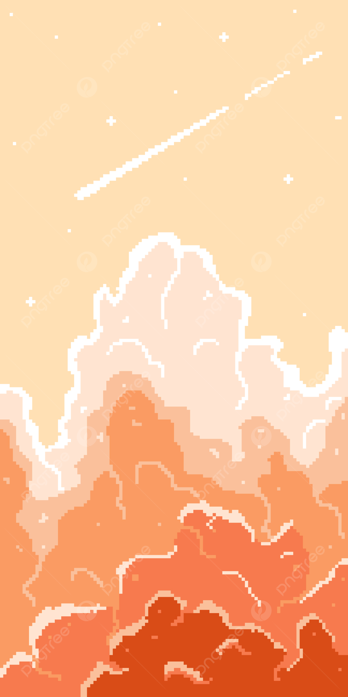 Orange Pixel Wallpapers - Top Free Orange Pixel Backgrounds ...