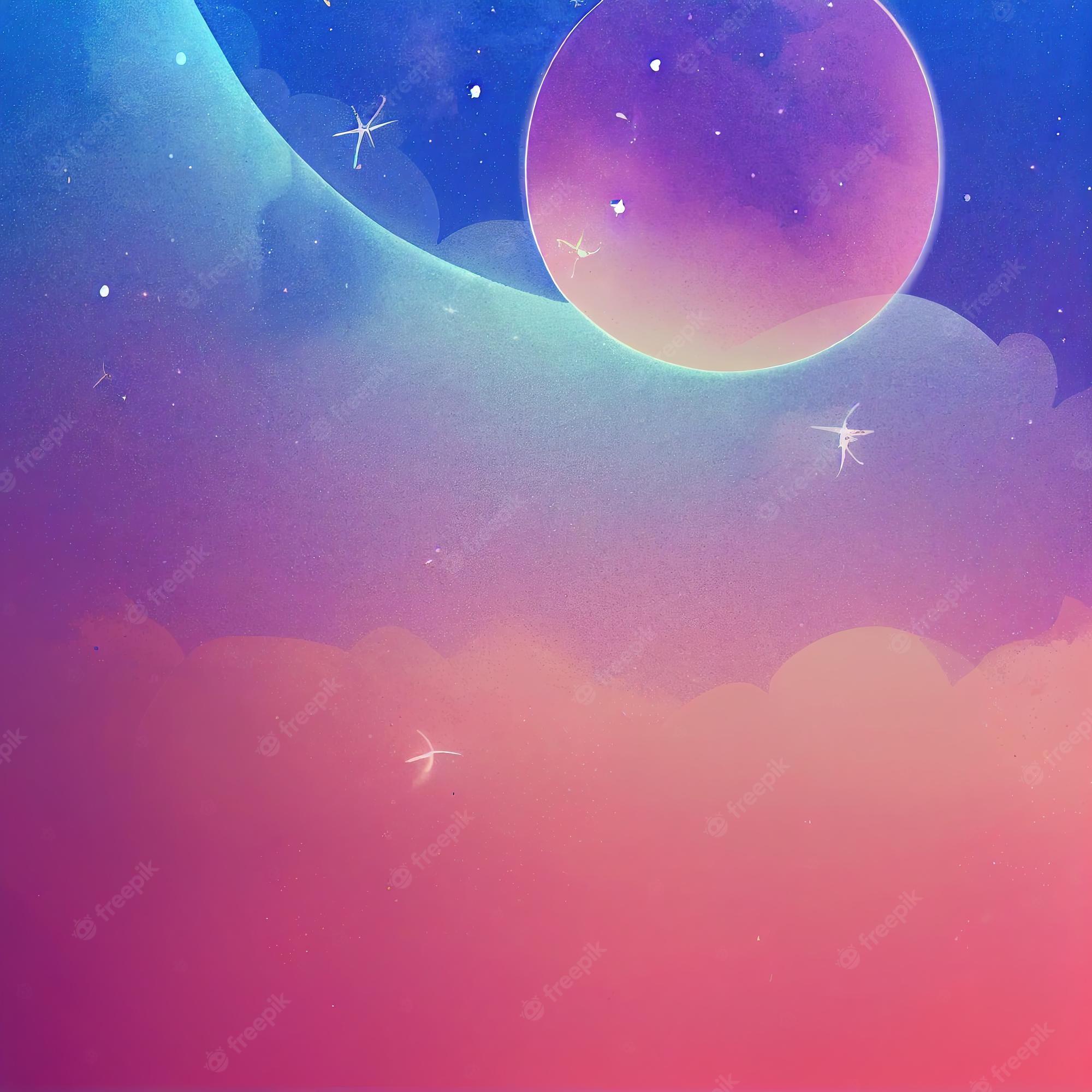 Cute Pastel Space Wallpapers - Top Free Cute Pastel Space Backgrounds ...