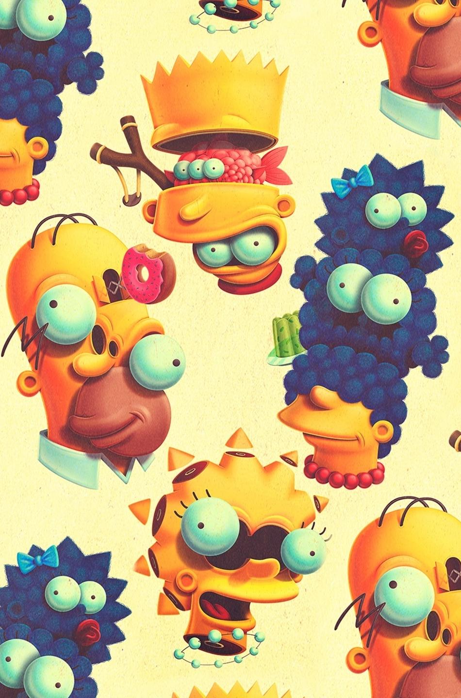 Glitch Simpsons Wallpapers - Top Free Glitch Simpsons Backgrounds ...