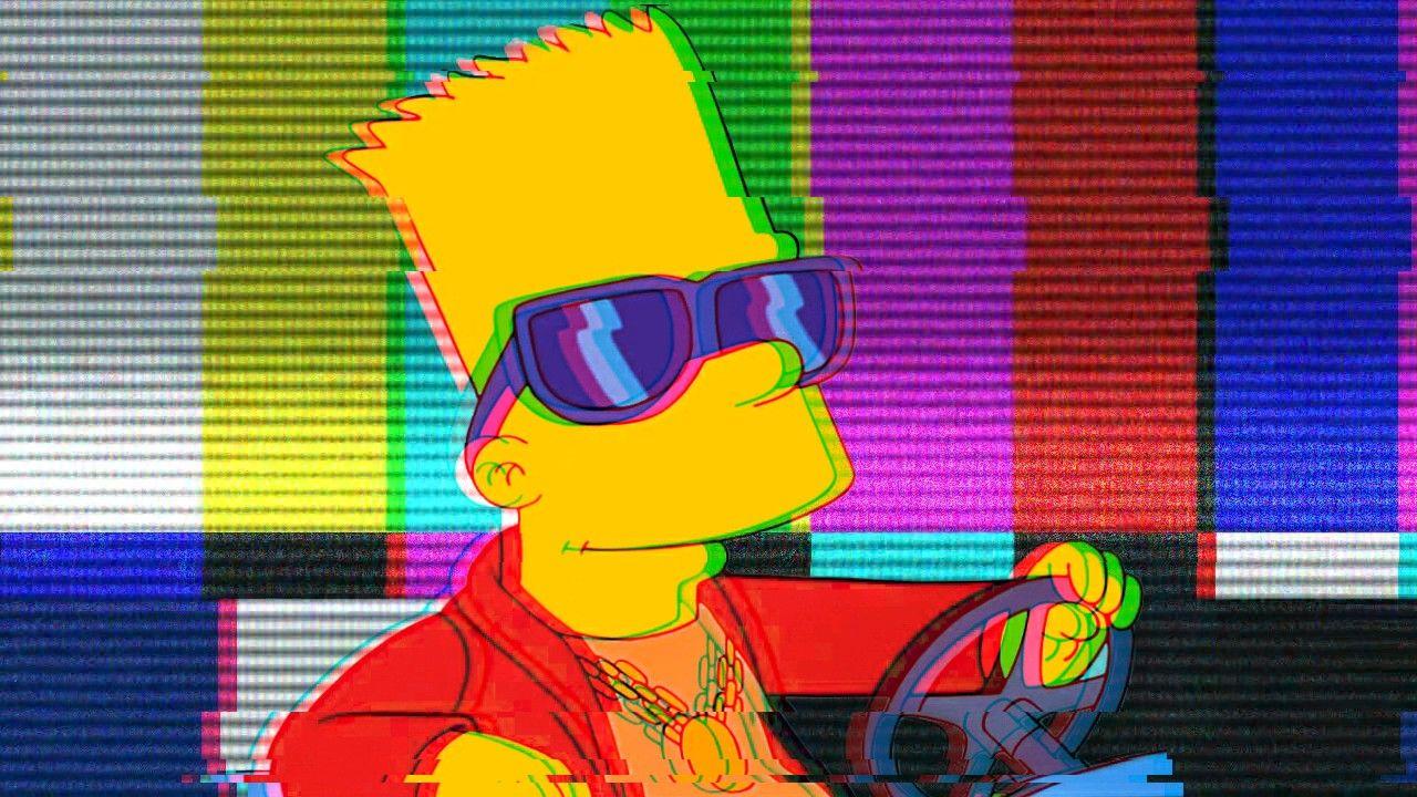 Glitch Simpsons Wallpapers - Top Free Glitch Simpsons Backgrounds ...