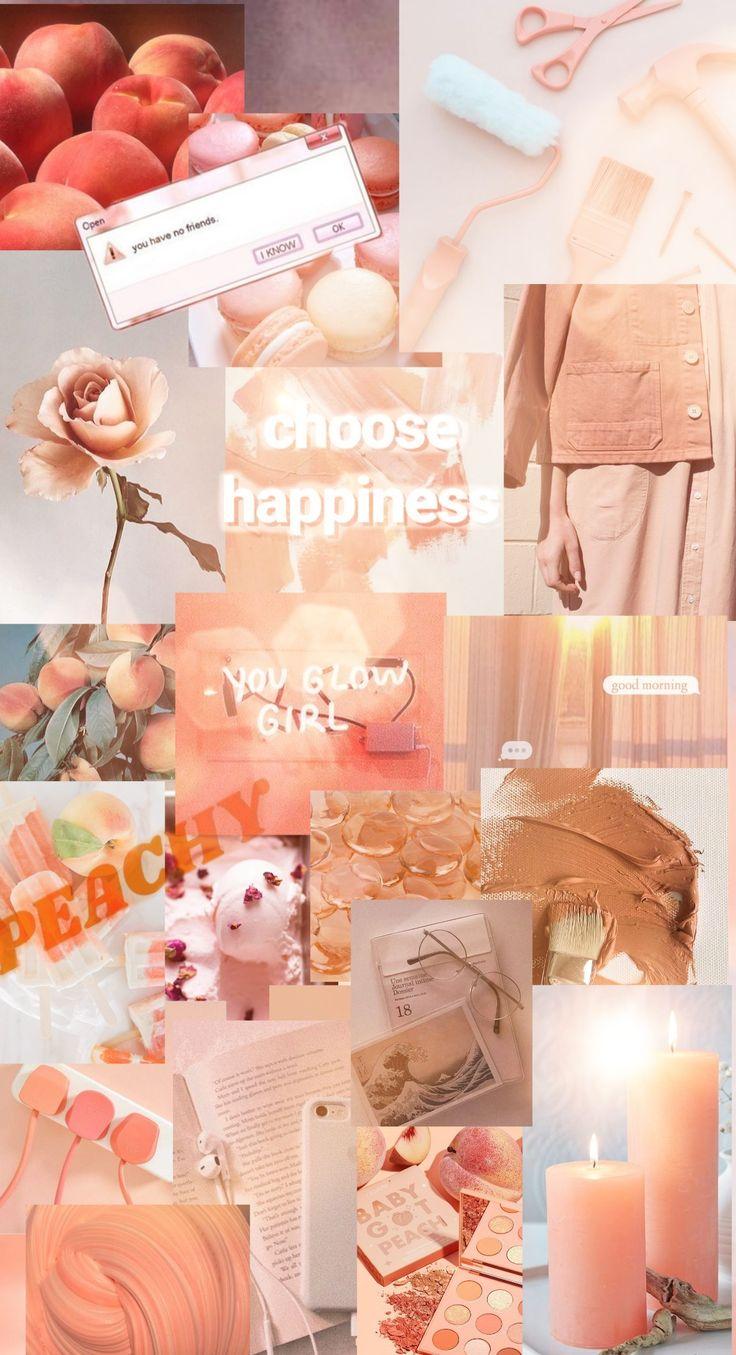 Soft Peach Aesthetic Wallpapers - Top Free Soft Peach Aesthetic ...