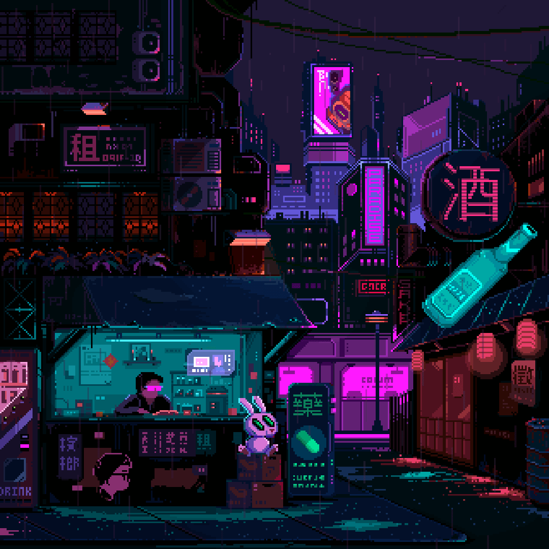 Lofi Pixel Wallpapers - Top Free Lofi Pixel Backgrounds - WallpaperAccess