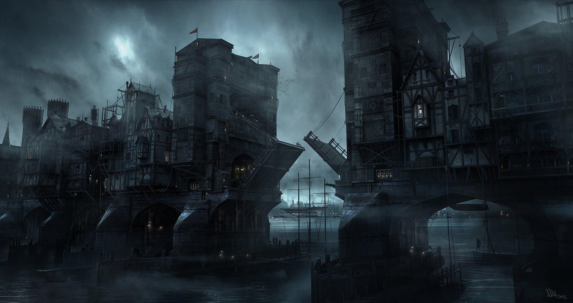 Dark City Art Wallpapers - Top Free Dark City Art Backgrounds ...