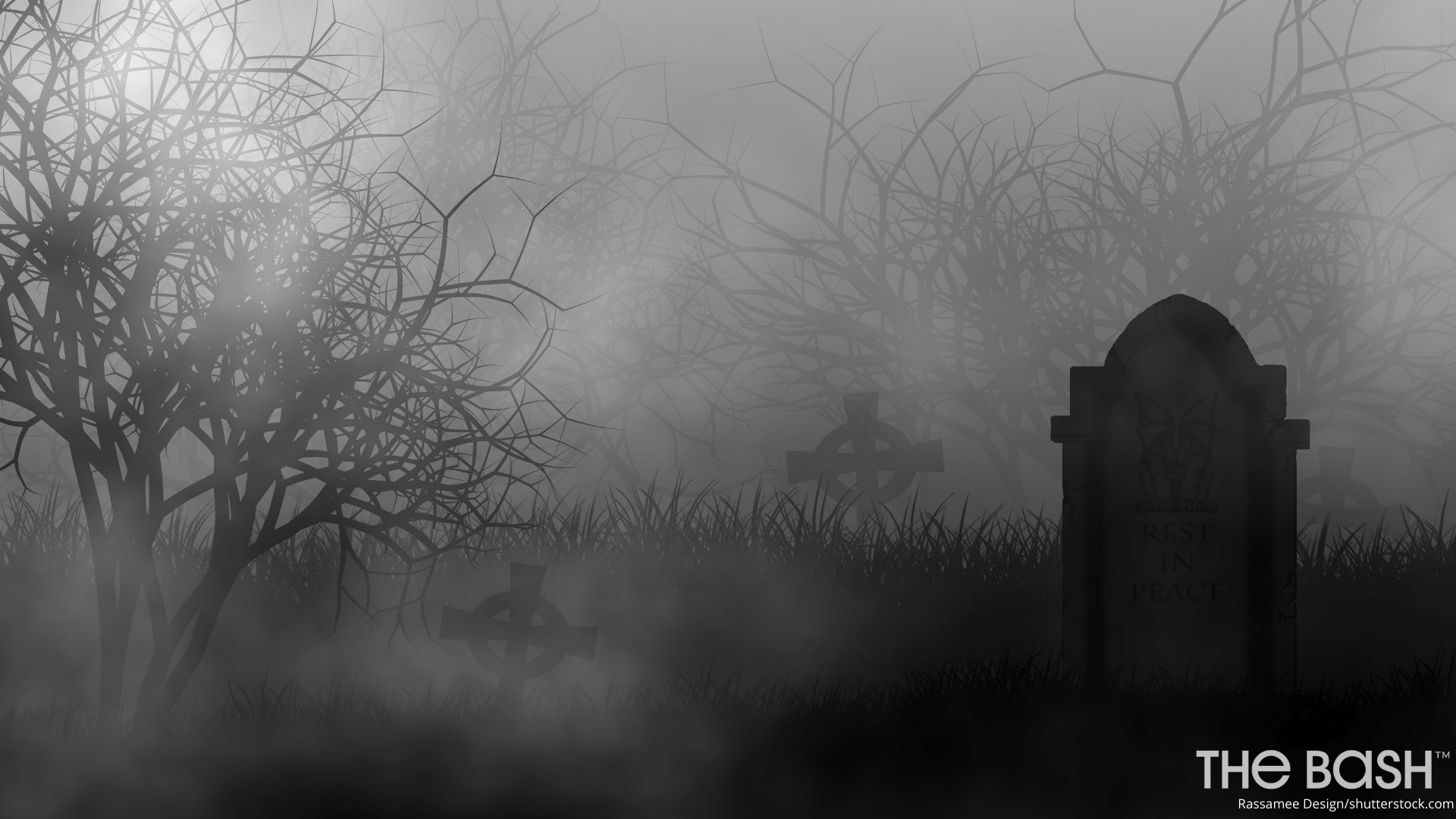 Spooky Graveyard Wallpapers - Top Free Spooky Graveyard Backgrounds ...