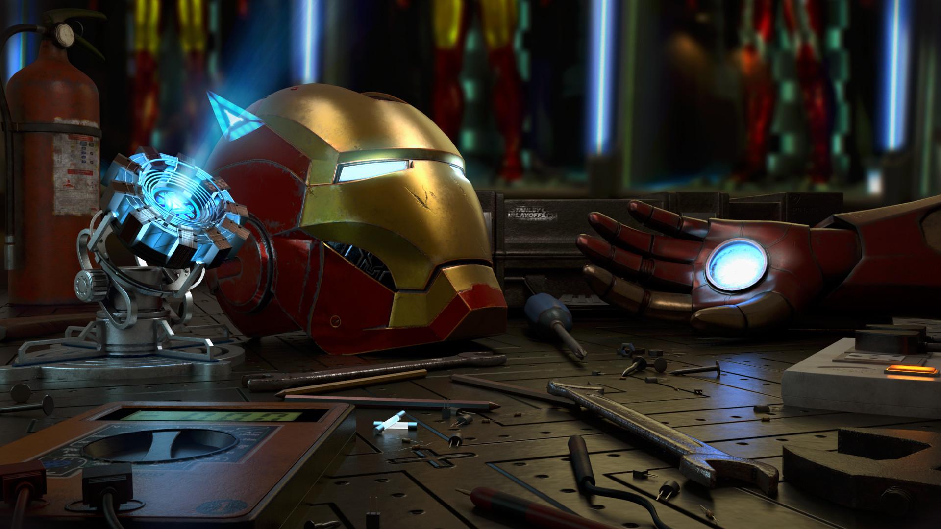 Iron Man Lab Wallpapers - Top Free Iron Man Lab Backgrounds - WallpaperAccess