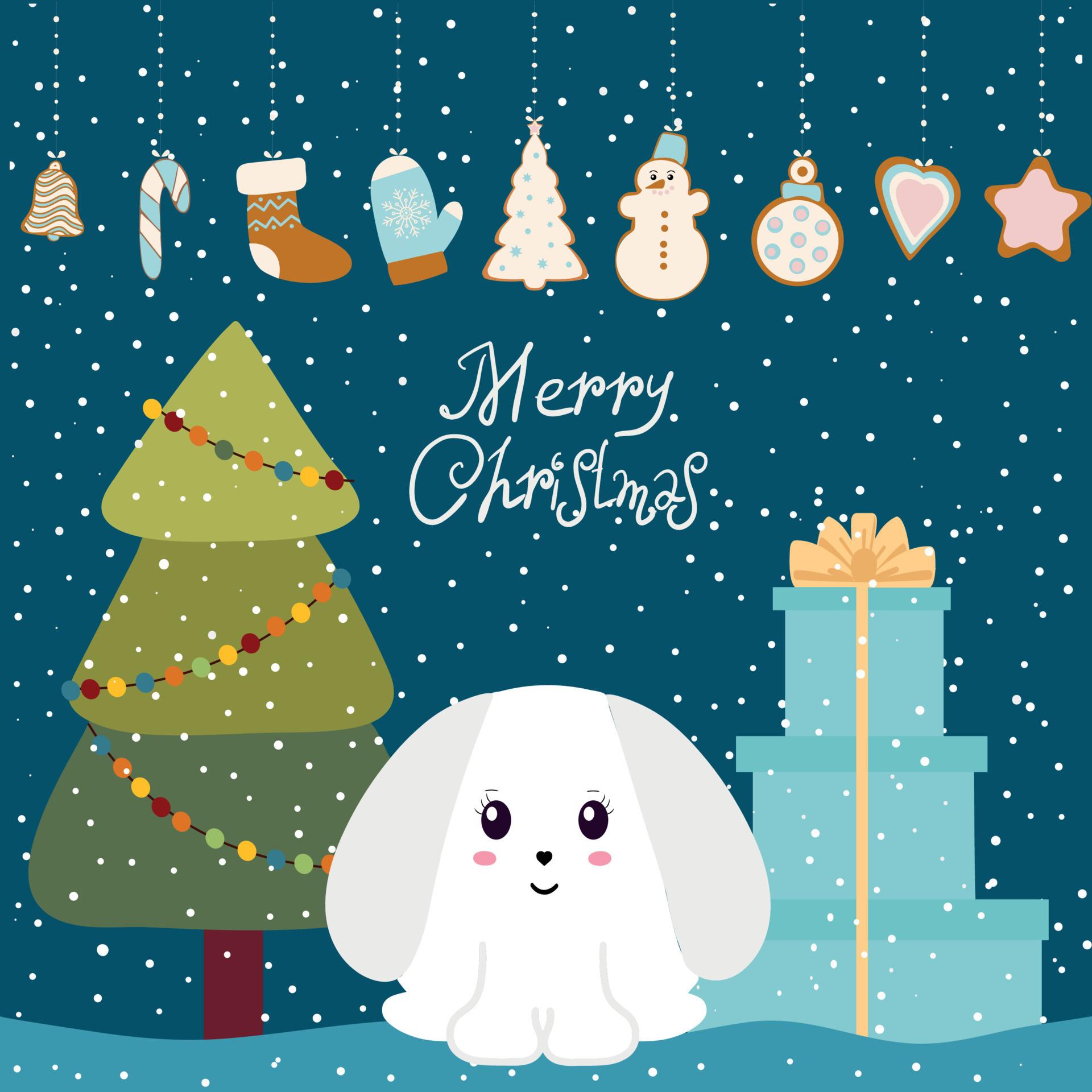 Christmas Bunny Wallpapers - Top Free Christmas Bunny Backgrounds ...