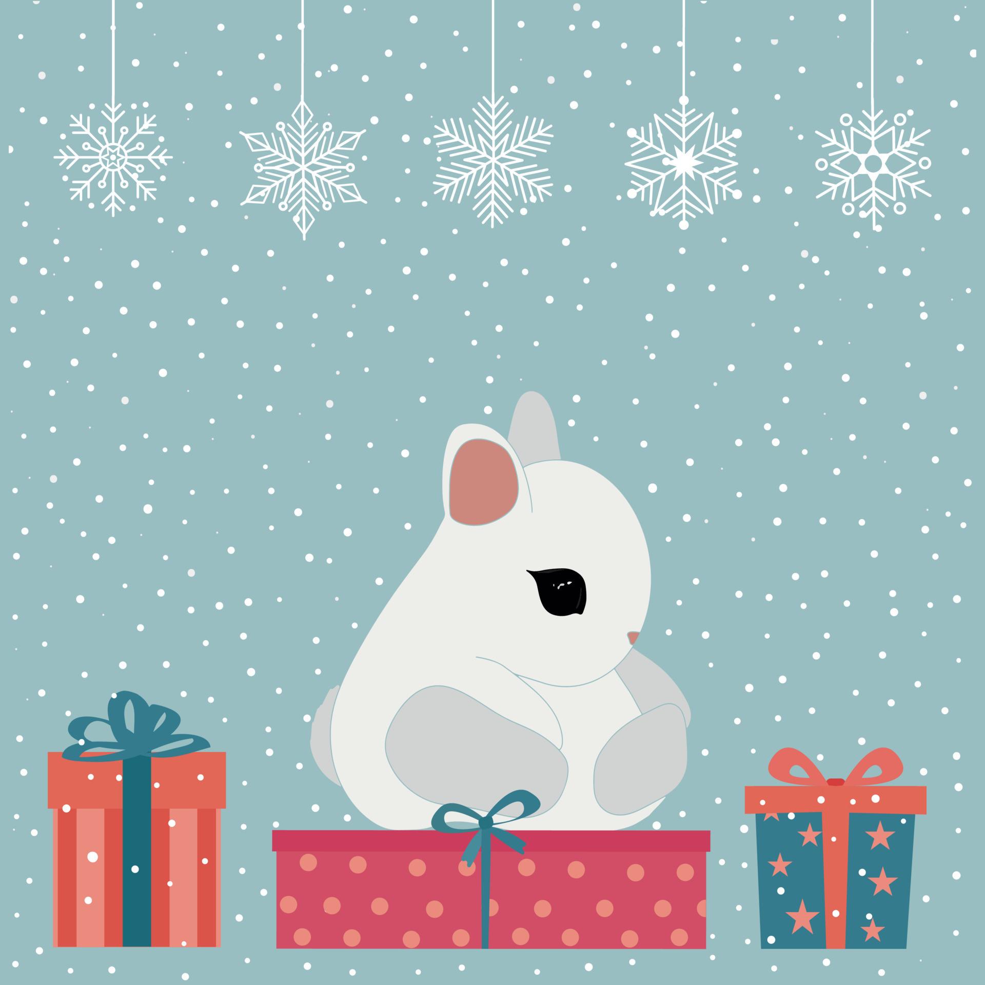 Christmas Bunny Wallpapers - Top Free Christmas Bunny Backgrounds ...