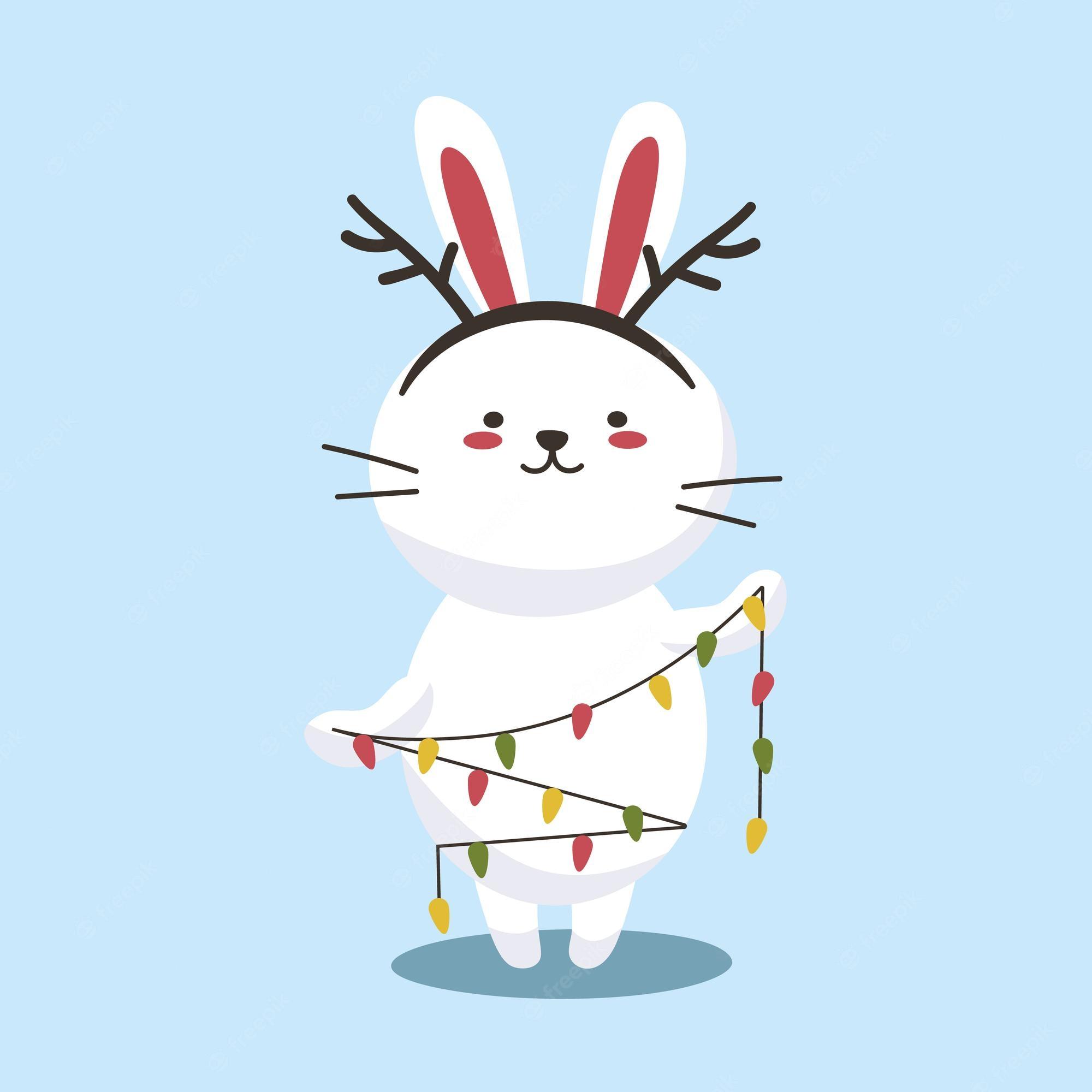 Christmas Bunny Wallpapers - Top Free Christmas Bunny Backgrounds ...