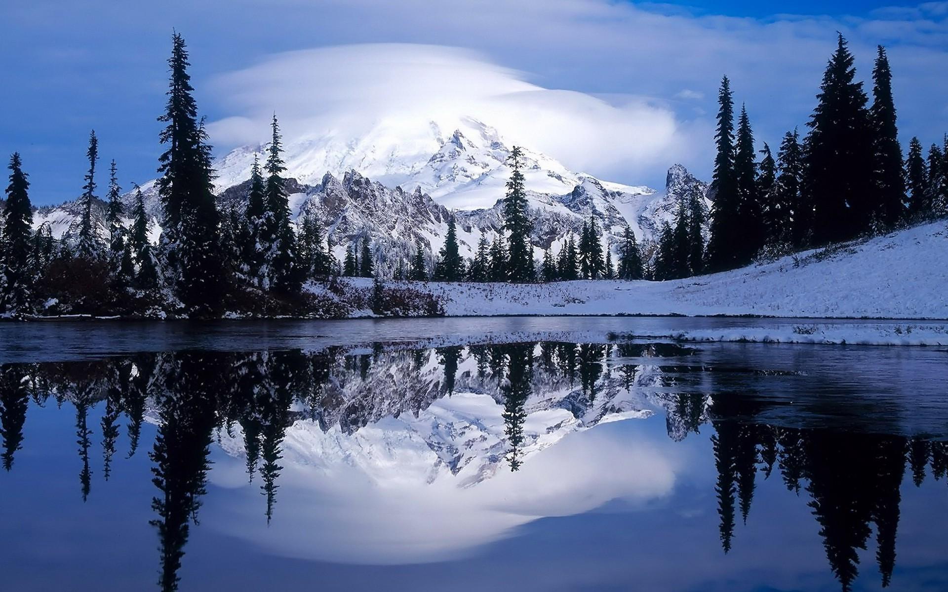 Mountain Winter Wallpapers - Top Free Mountain Winter Backgrounds ...