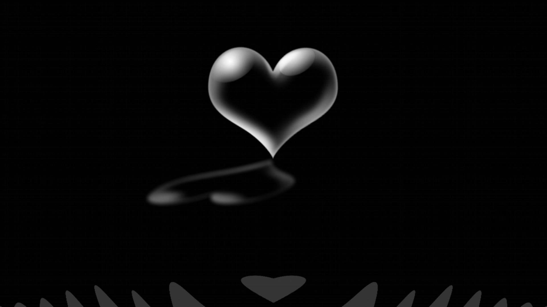 Heart Black Wallpapers - Top Free Heart Black Backgrounds - WallpaperAccess