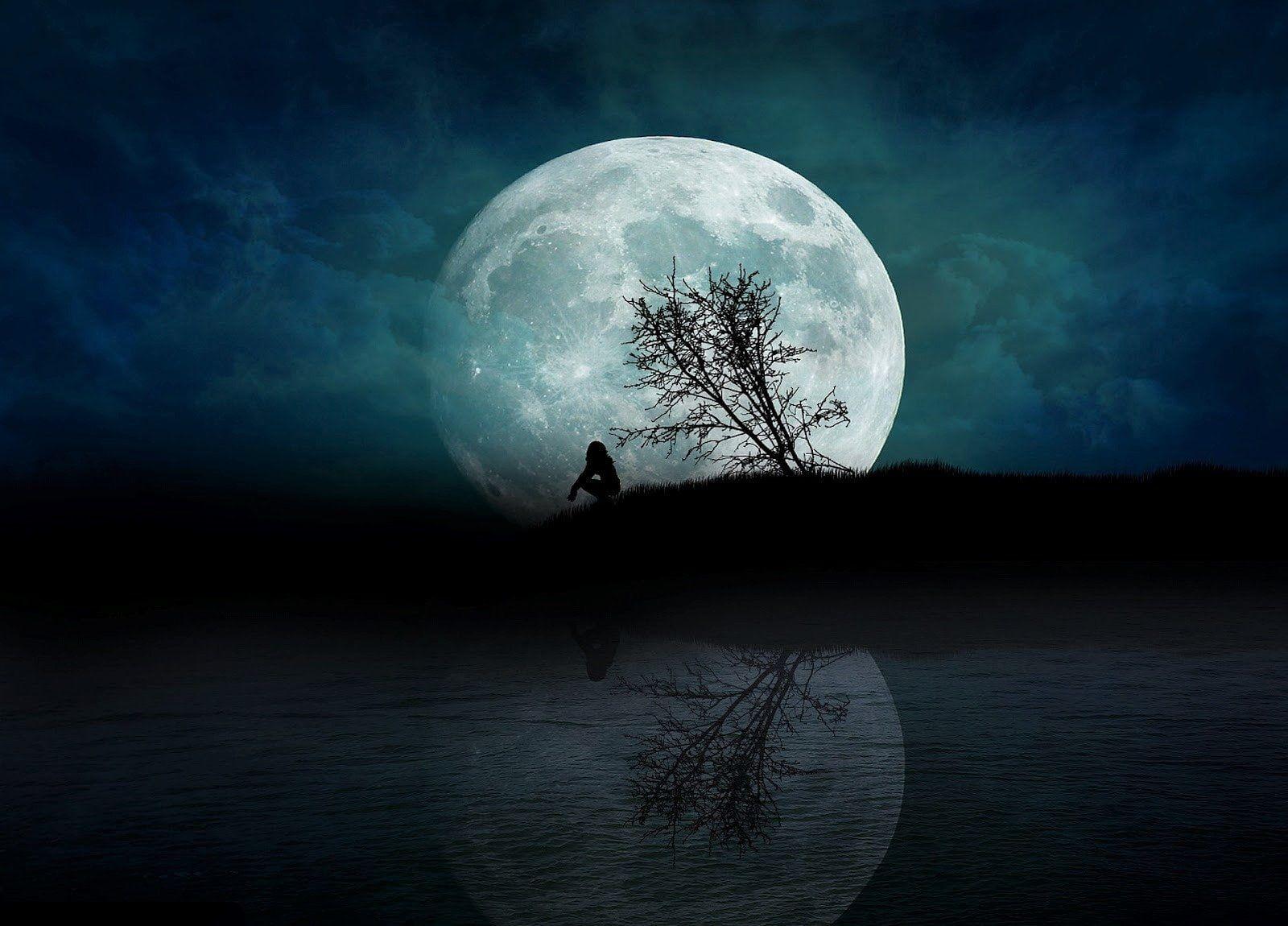 Sad Moon Wallpapers - Top Free Sad Moon Backgrounds - WallpaperAccess