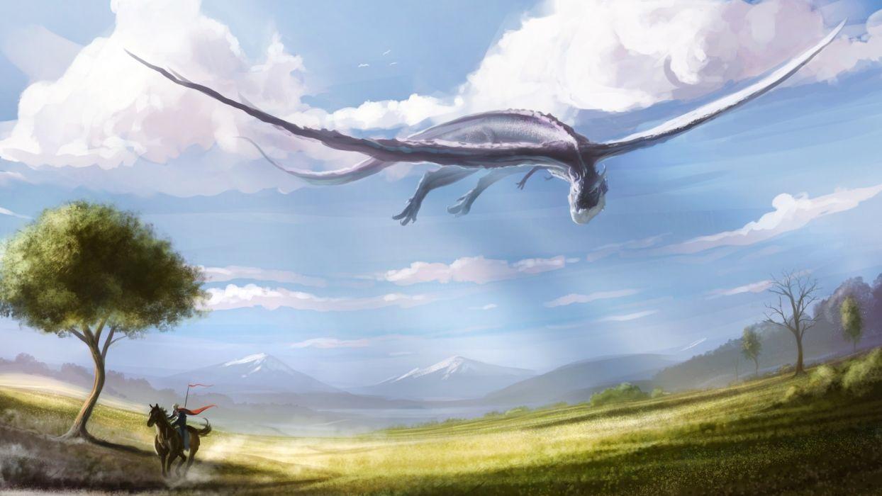 Horse and Dragon Wallpapers - Top Free Horse and Dragon Backgrounds ...