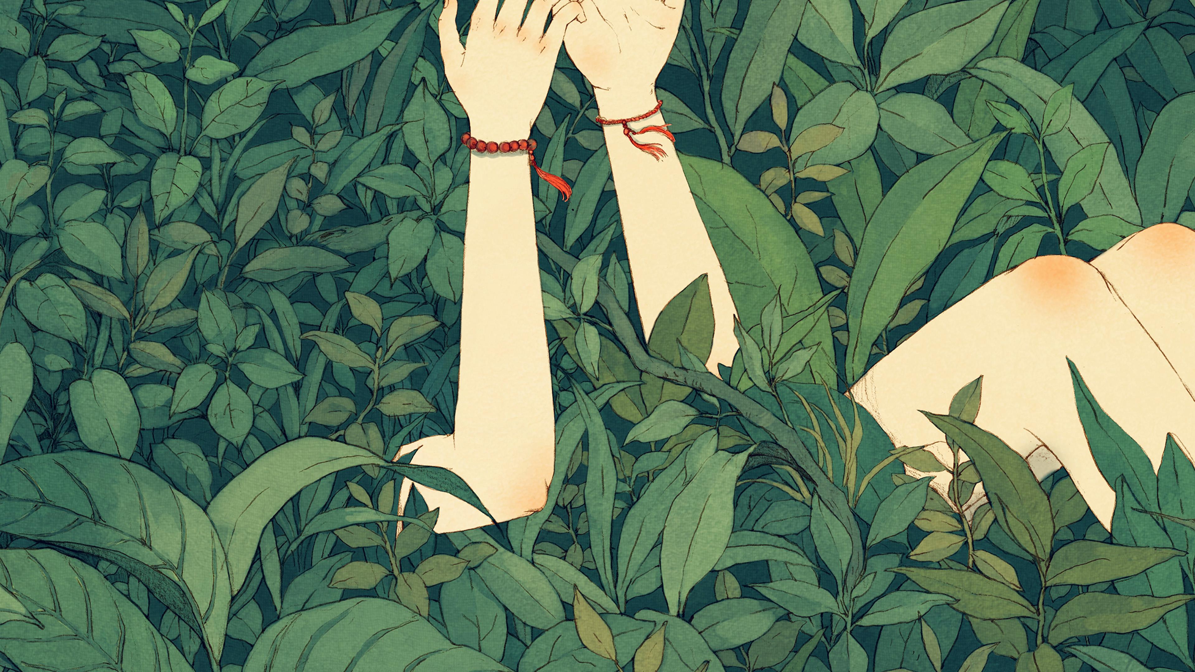 Green Illustration Wallpapers - Top Free Green Illustration Backgrounds ...