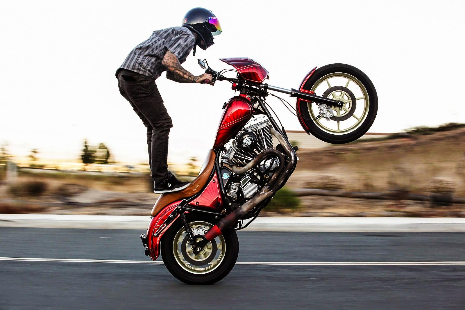 Harley Wheelie Wallpapers - Top Free Harley Wheelie Backgrounds ...