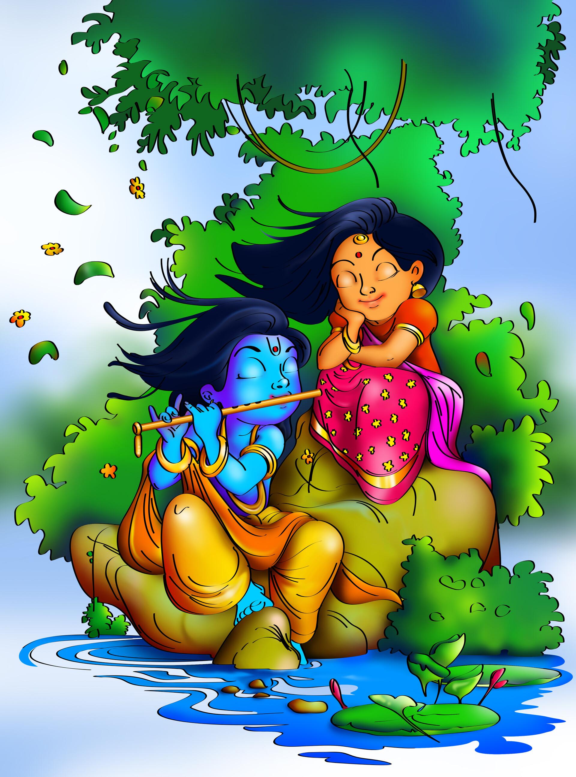 Little Radha Krishna Wallpapers - Top Free Little Radha Krishna ...
