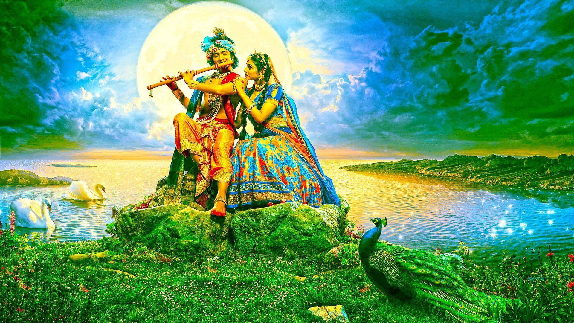 Radha Krishna Romantic Wallpapers - Top Free Radha Krishna Romantic ...