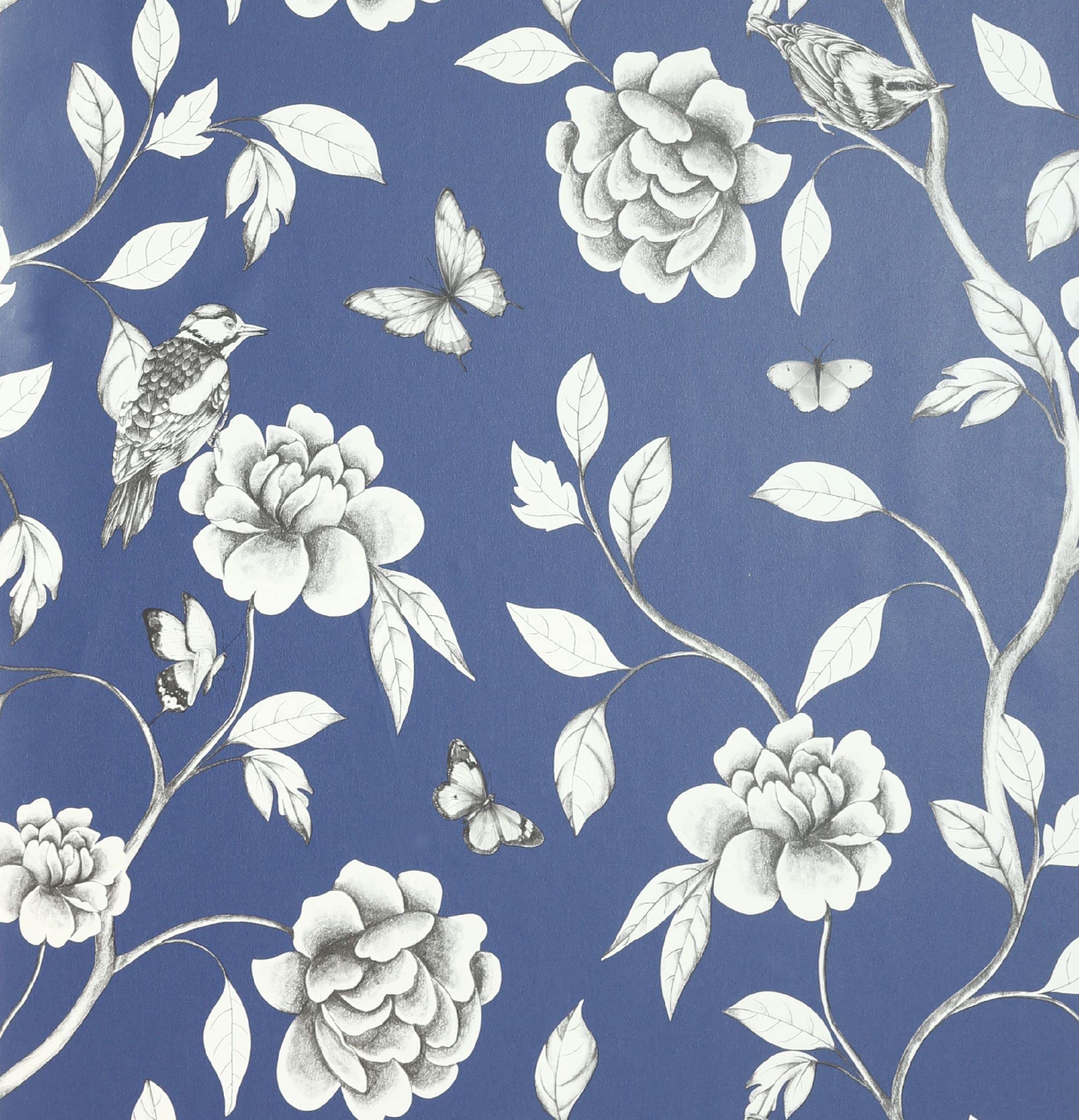 Navy Blue Floral Wallpapers - Top Free Navy Blue Floral Backgrounds ...