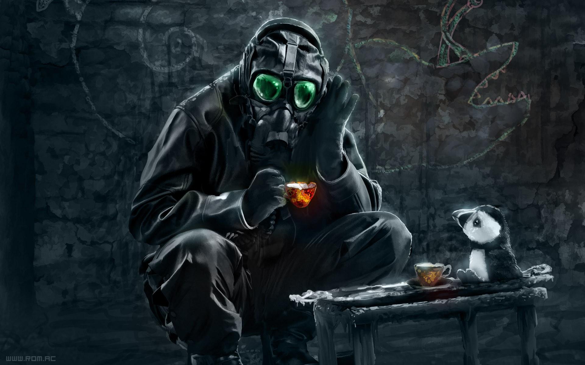Scary Gas Mask Wallpapers - Top Free Scary Gas Mask Backgrounds ...