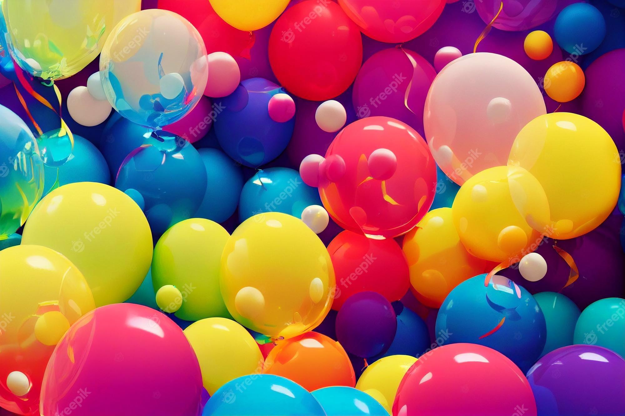 Birthday Balloons Desktop Wallpapers - Top Free Birthday Balloons ...
