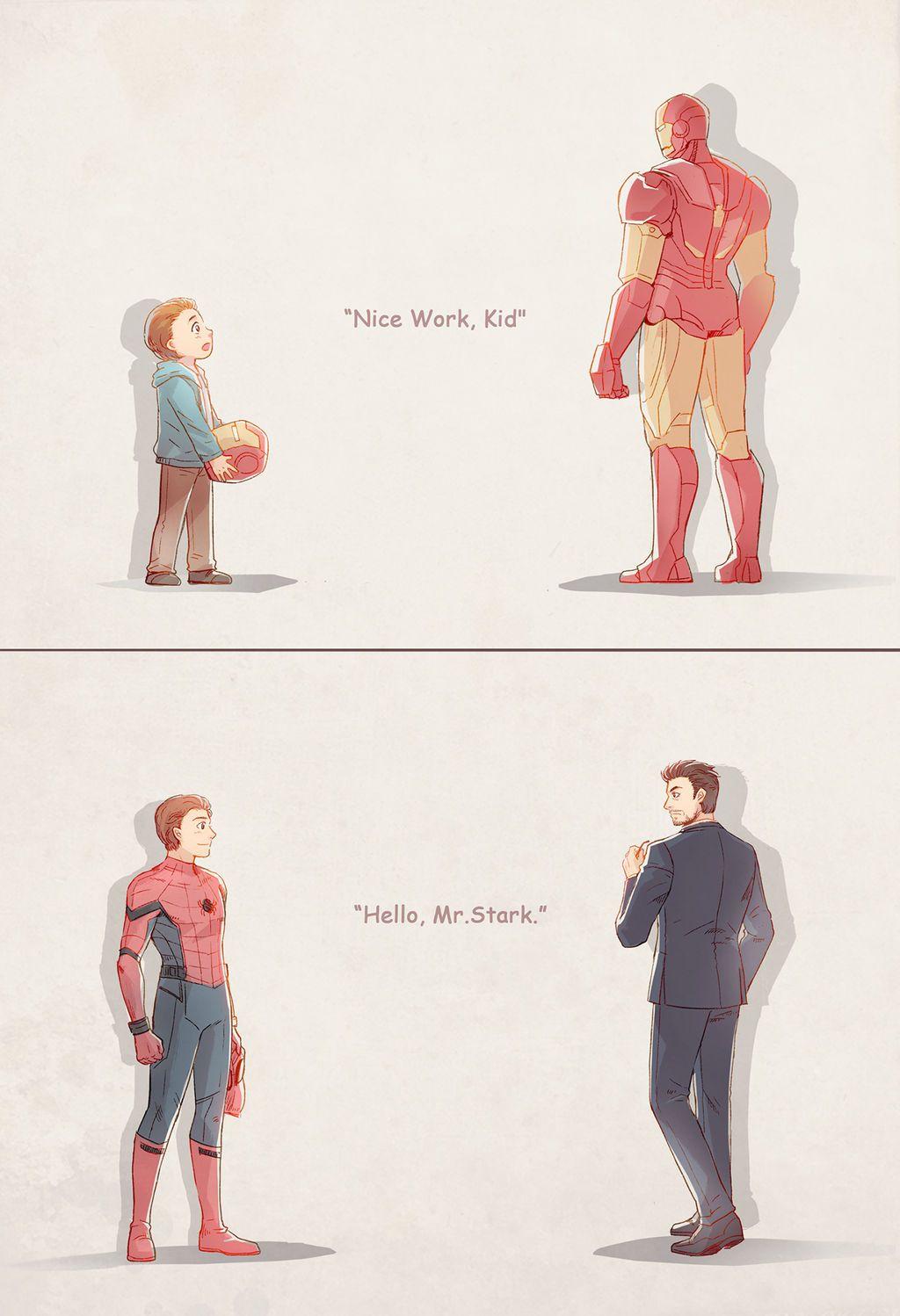 Tony Stark Peter Parker Wallpapers - Top Free Tony Stark Peter Parker