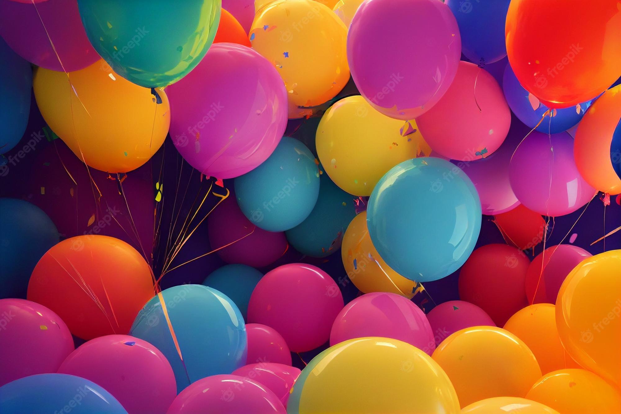 Birthday Balloons Desktop Wallpapers - Top Free Birthday Balloons ...